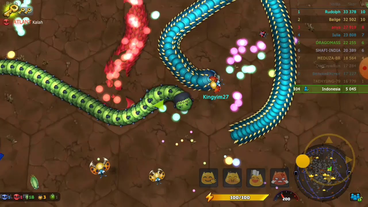 Littlebigsnake game play top Players - YouTube