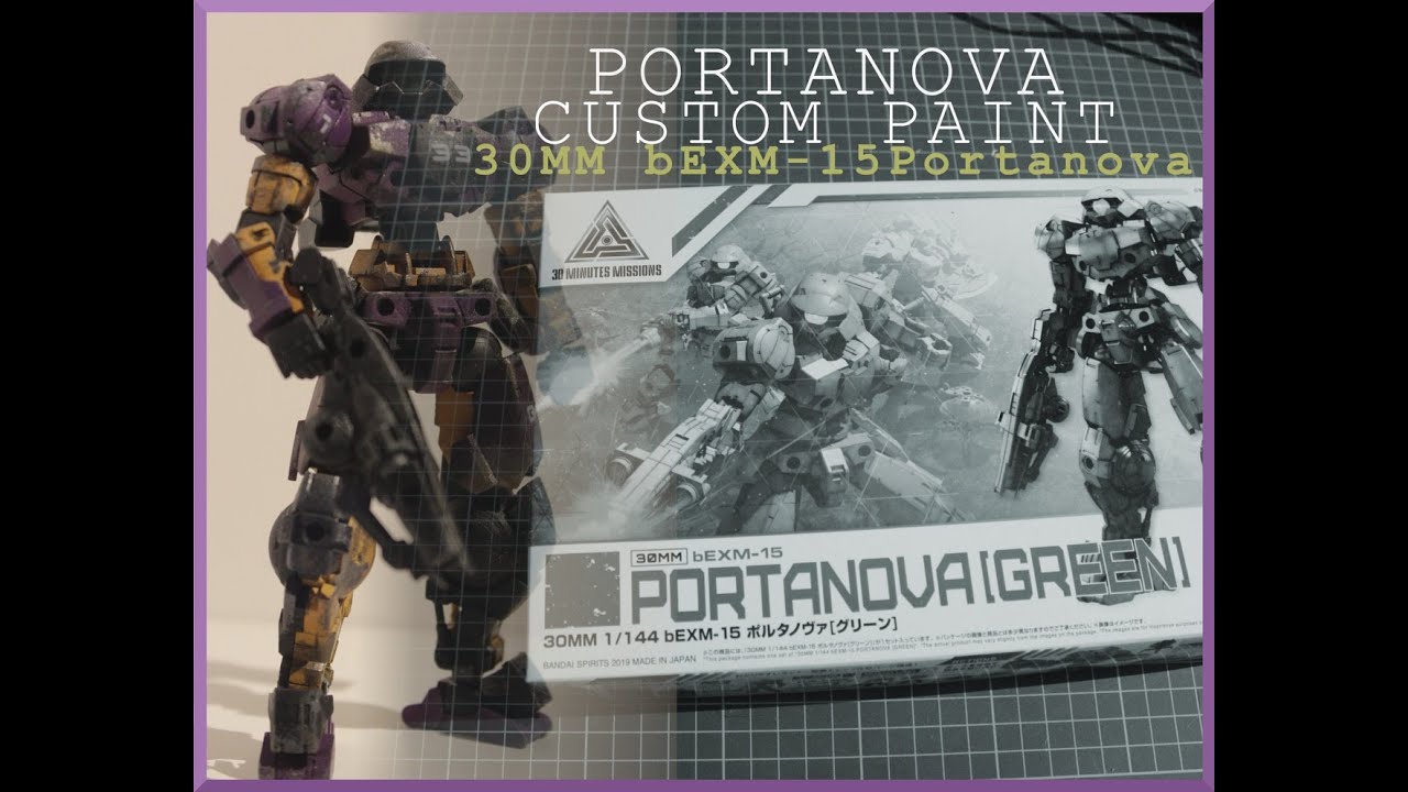 Custom Paint Portanova, Base Model 30MM -04- BEMX-15 Portanova Green 1/ ...