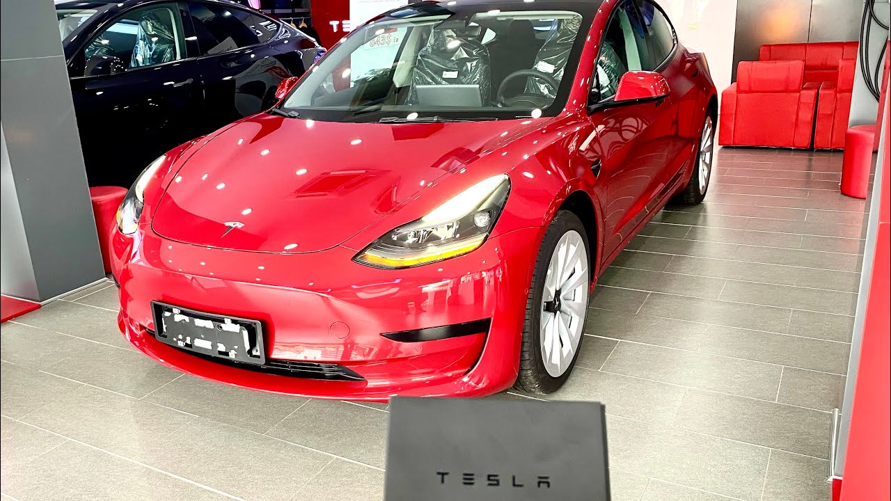 2022 Tesla Model 3 Read Color- The best Electric car | interior and ...