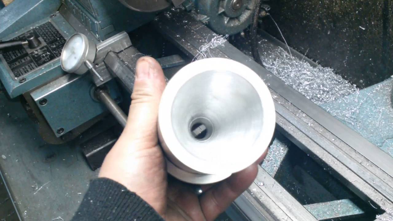 Finished Cup Chuck for Bag Pipe Turning - YouTube