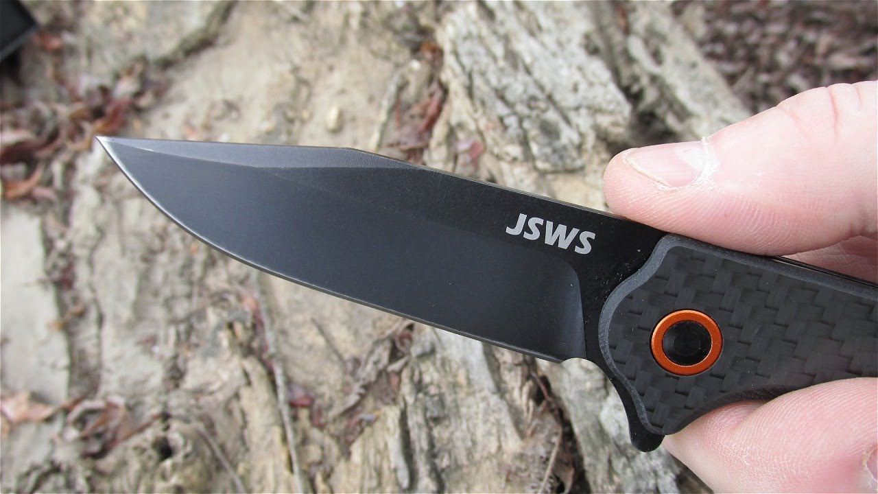 JSWS D2 Clip Point Liner Lock EDC Folding Pocket Knife $27 - YouTube