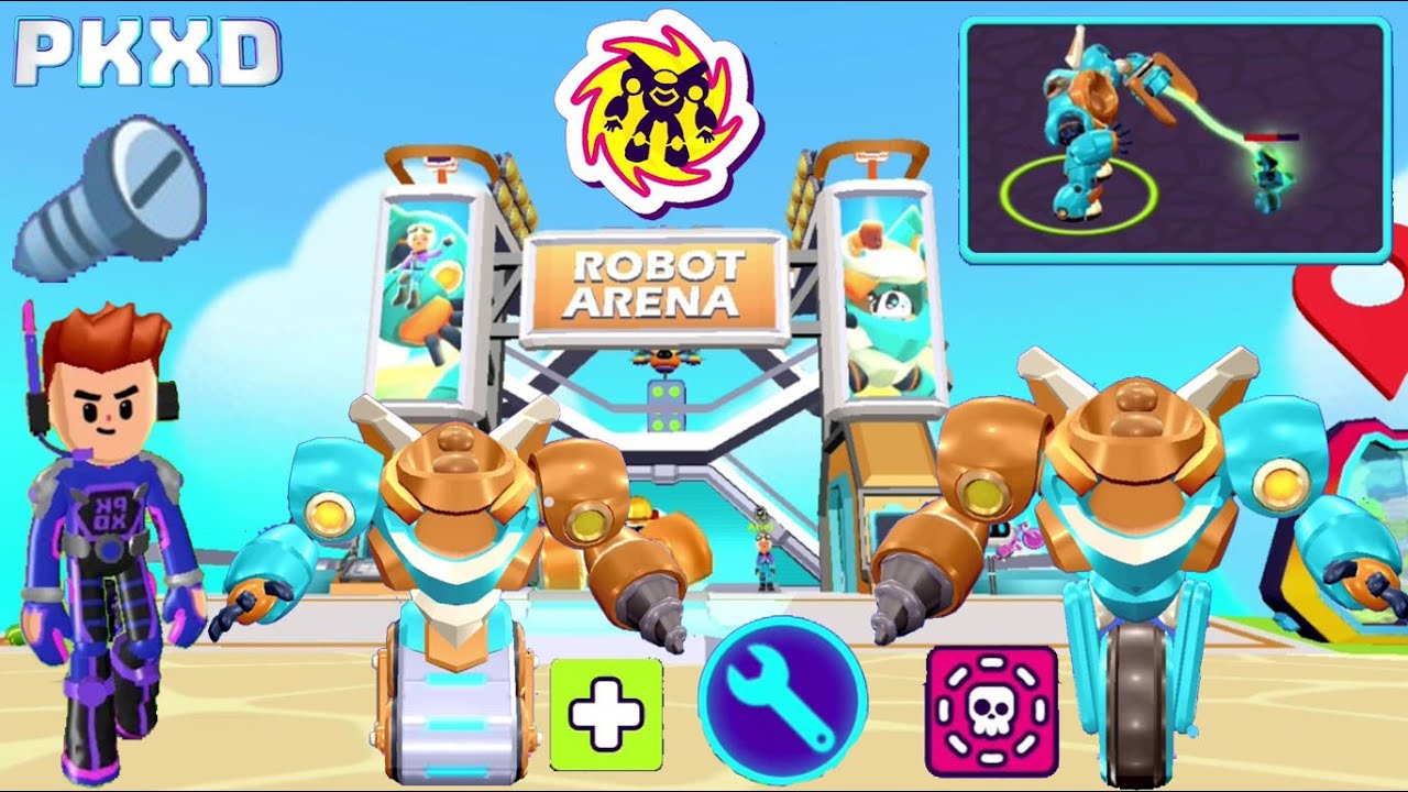 REVIEW UPDATE DAN TUTORIAL BERMAIN MINI GAME ROBOT ARENA, MODIFIKASI ...