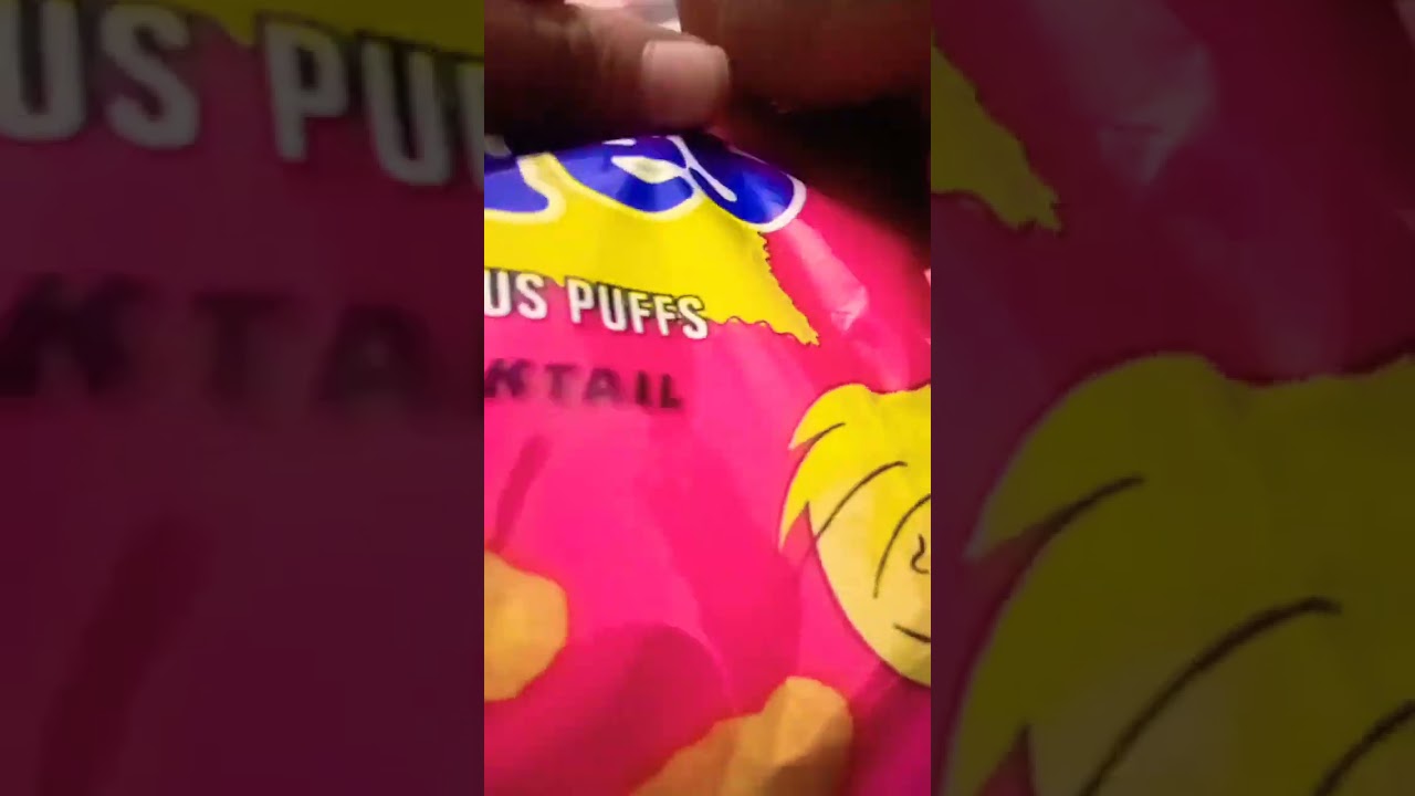 O yes delicious puffs cocktail flavour - YouTube