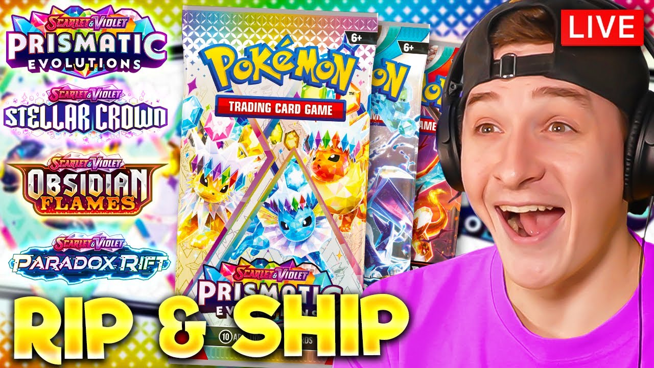 (vertical) POKEMON RIP & SHIP LIVE - YouTube