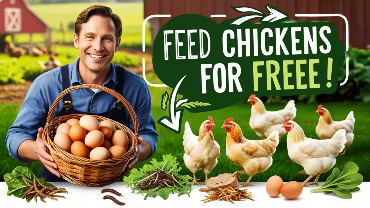 How I Feed My Chickens for FREE Using Natural Resources from the Land ...