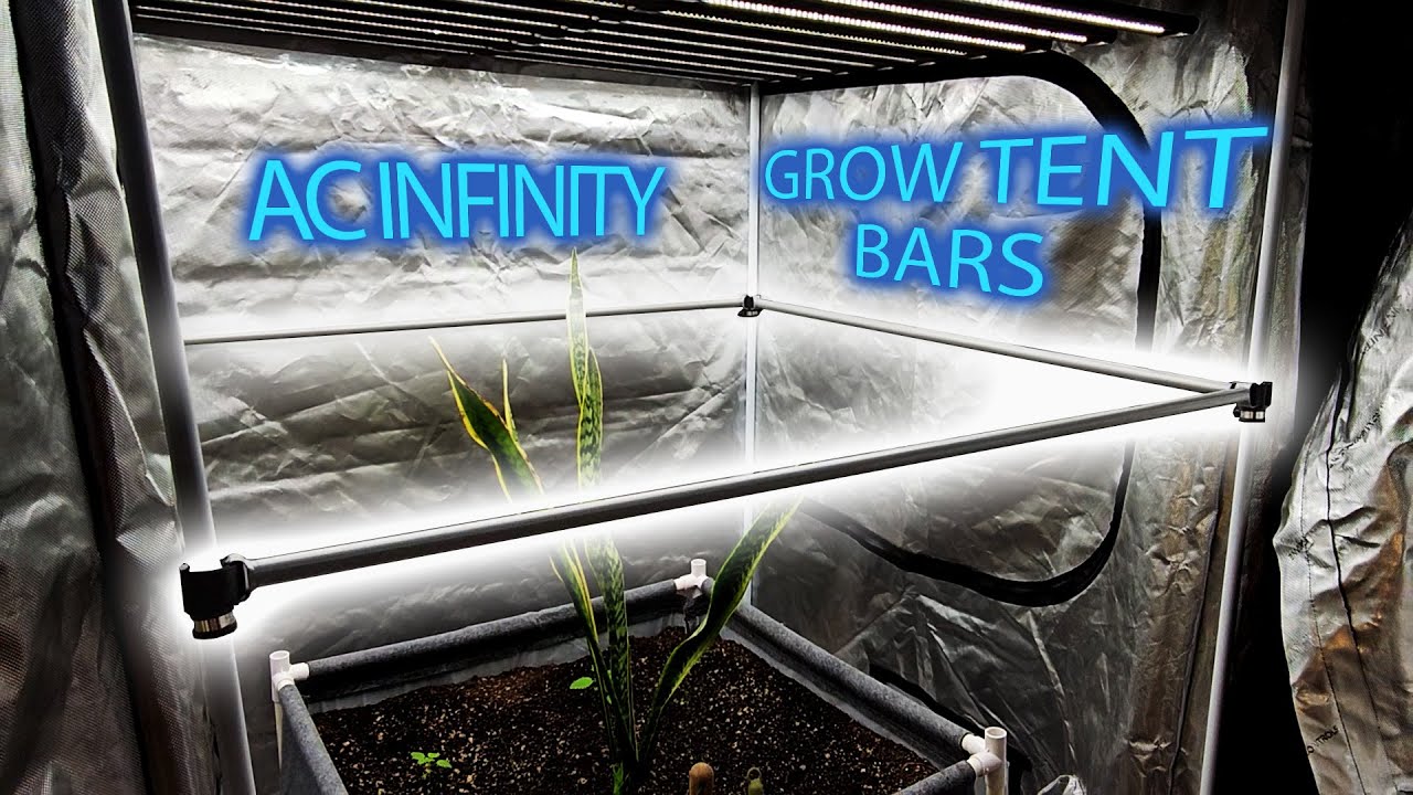 AC INFINITY Grow Tent Mounting Bars | Herbal House NZ - YouTube