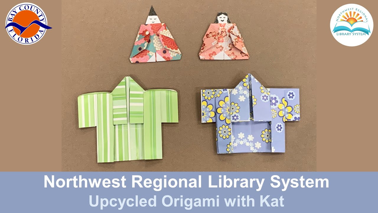 Upcycled Origami with Kat: Hina Masuri - Doll Festival - YouTube