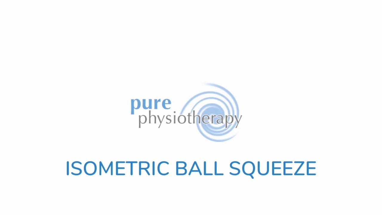 EARLY - Isometric Ball Squeeze Grip Strength - YouTube