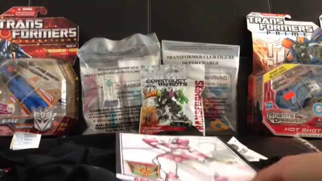 Botcon 2014 Toy Haul - YouTube