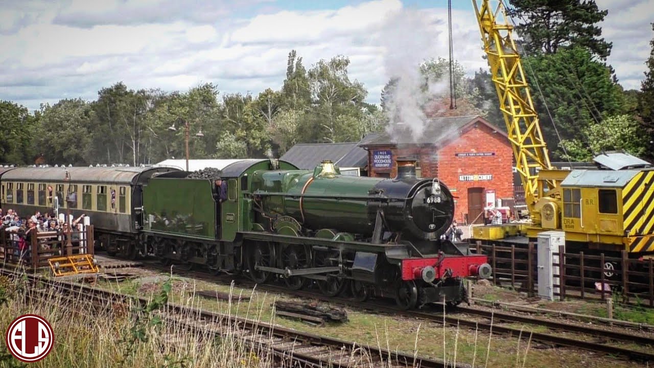 6988 'Swithland Hall' unveiled at the GCR 'Railway at Work' Gala 19/8 ...