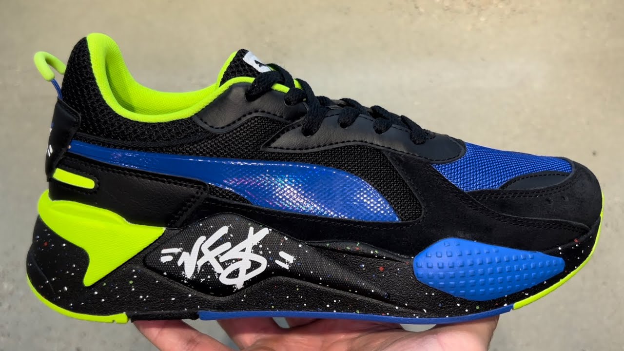 Puma RS X Need For Speed Graffiti Art Shoes - YouTube