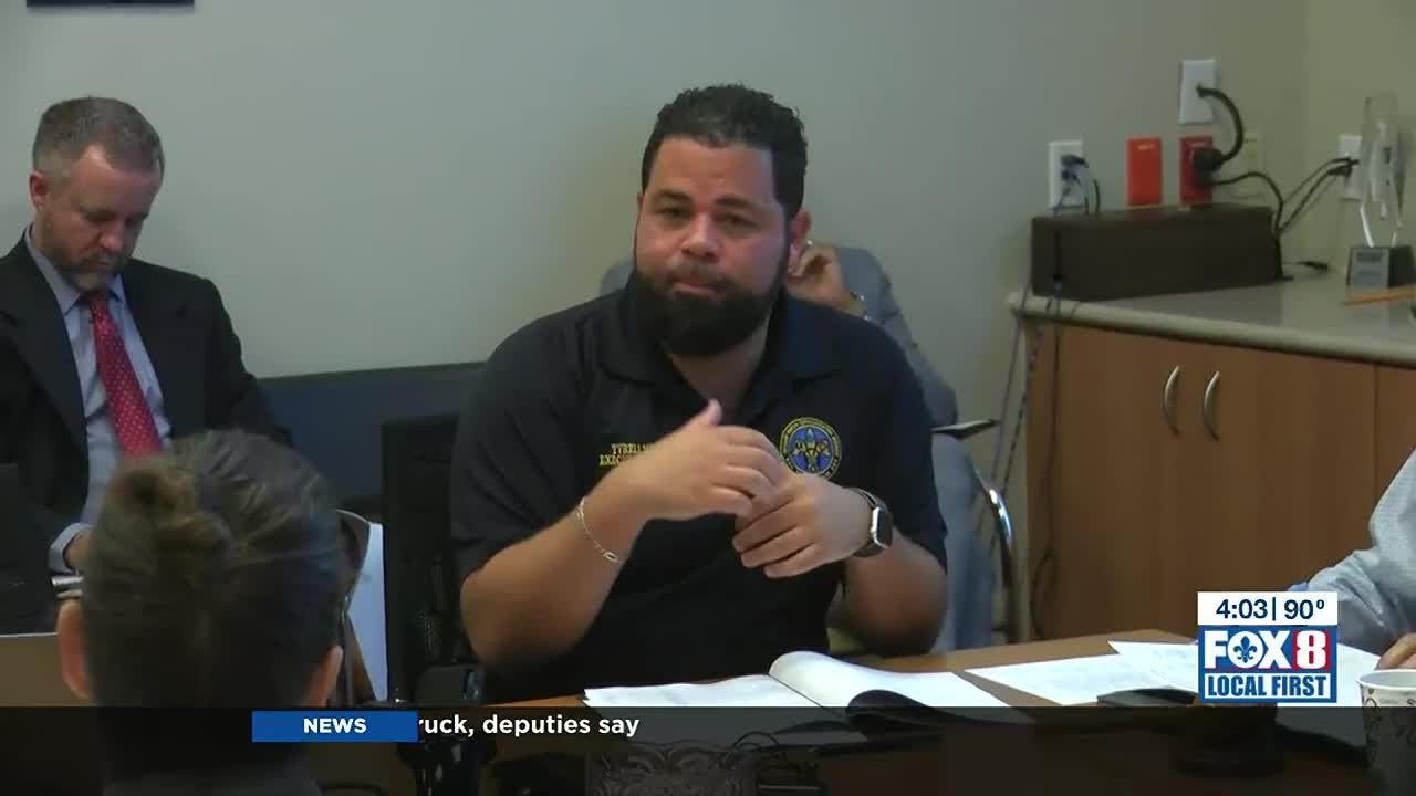 The board discusses the fate of the Director of NOLA 911 Center, Tyrell ...