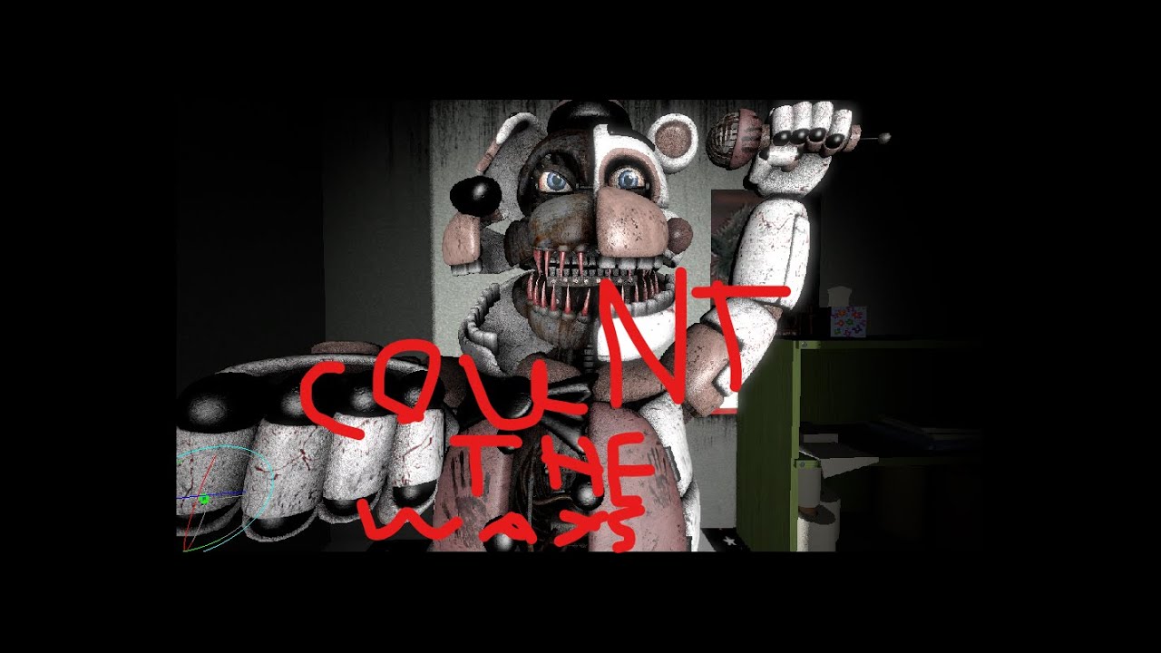 so i got a cool ctw funtime freddy model and i animated it as a creepy ...