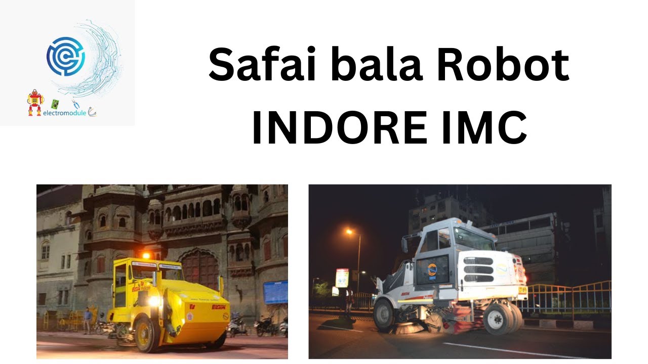 Mopper cleaning robot || Safai Robot indore IMC - YouTube