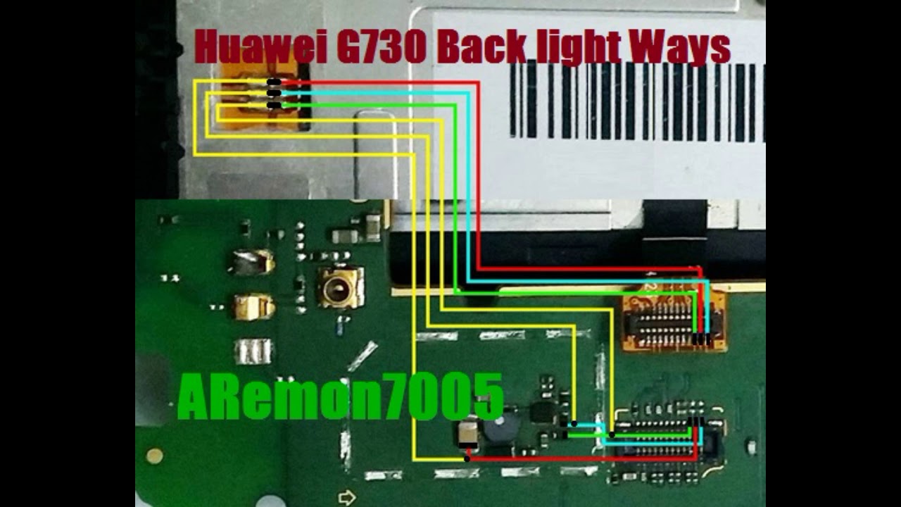 Huawei G730 Back light Ways. Huawei G730 подсветка - YouTube
