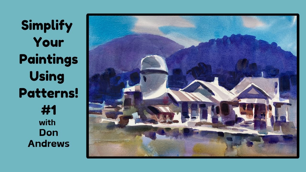 Simplify Your Paintings Using Patterns - YouTube