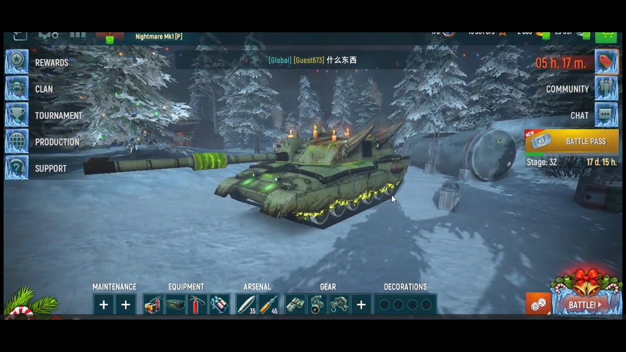 Tank Force Modern War #31 - MY NEWEST NIGHTMARE MK1 TANK - YouTube