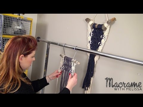 DIY Macrame Tutorial: Two Toned Wall Hanging with Crafty Ginger - YouTube