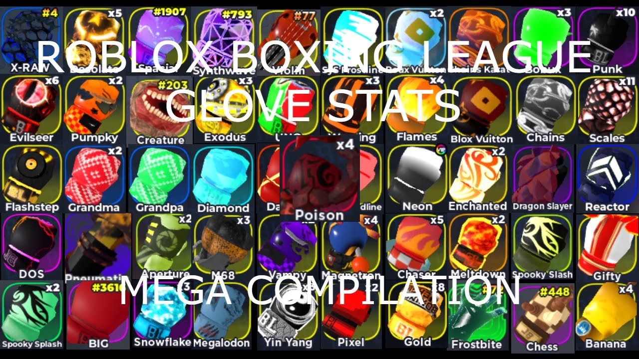 Roblox Boxing League MEGA Stats Compilation - YouTube