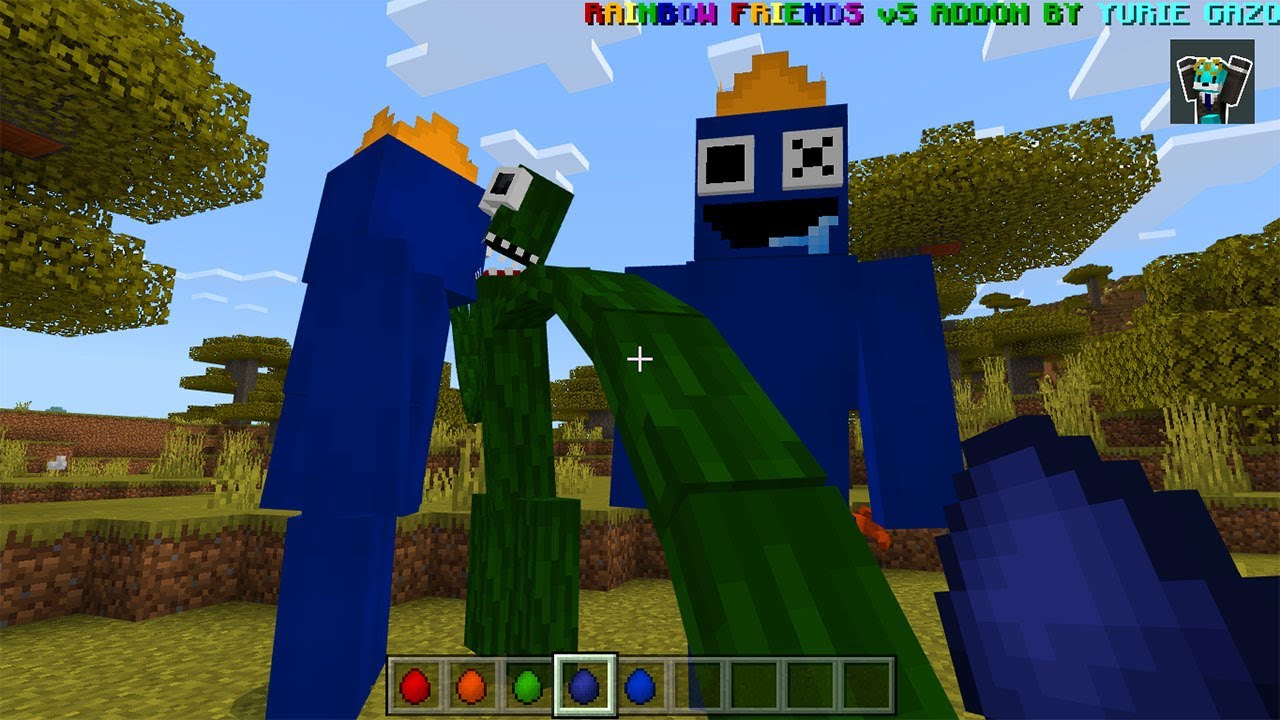 Rainbow Friends ADDON in Minecraft PE - YouTube