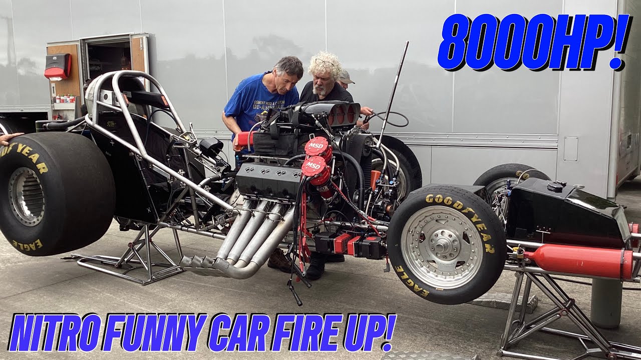 Nitro Funny Car Fire Up! 17th December 2023 - YouTube