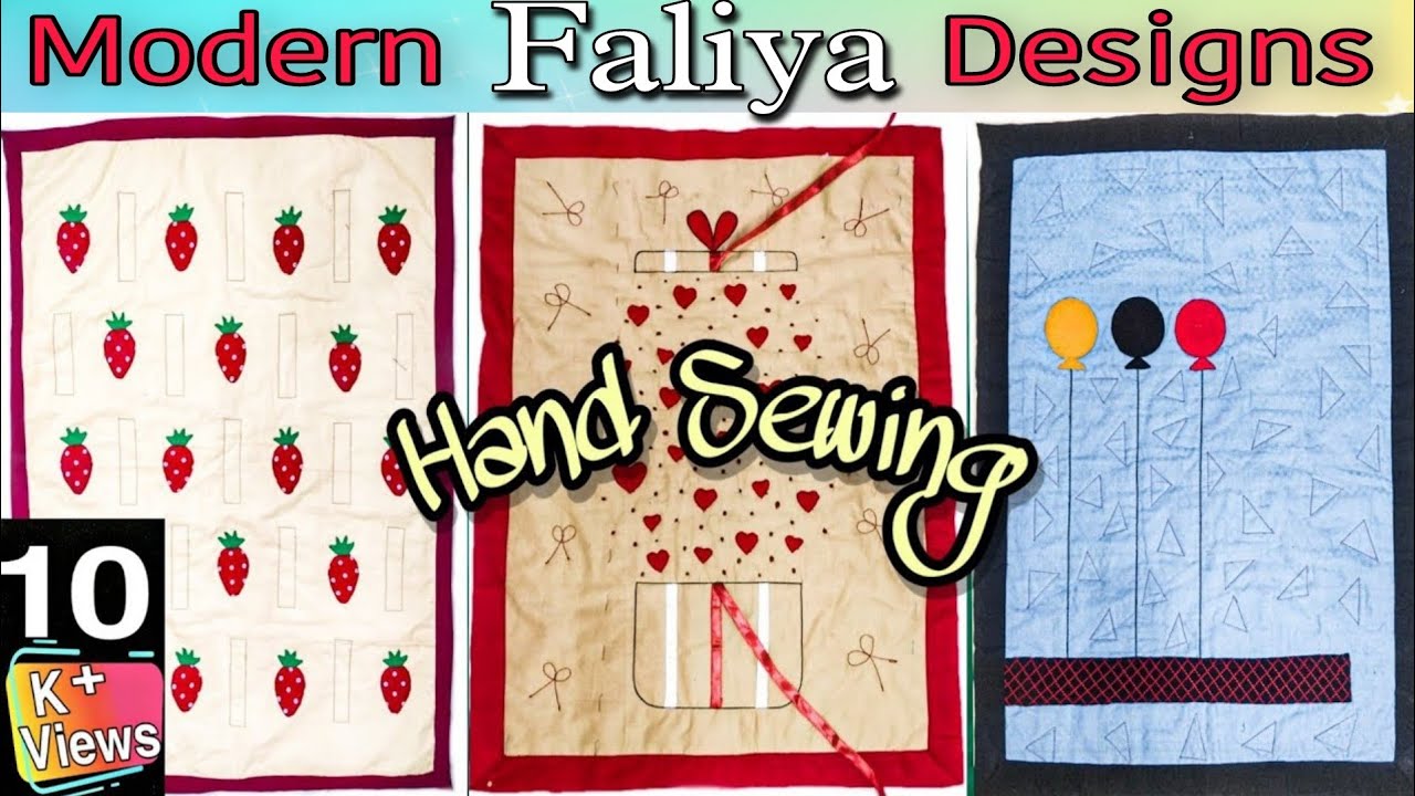 Top Modern baby bed sheet designs | Latest Faliya Design | Stitch by ...