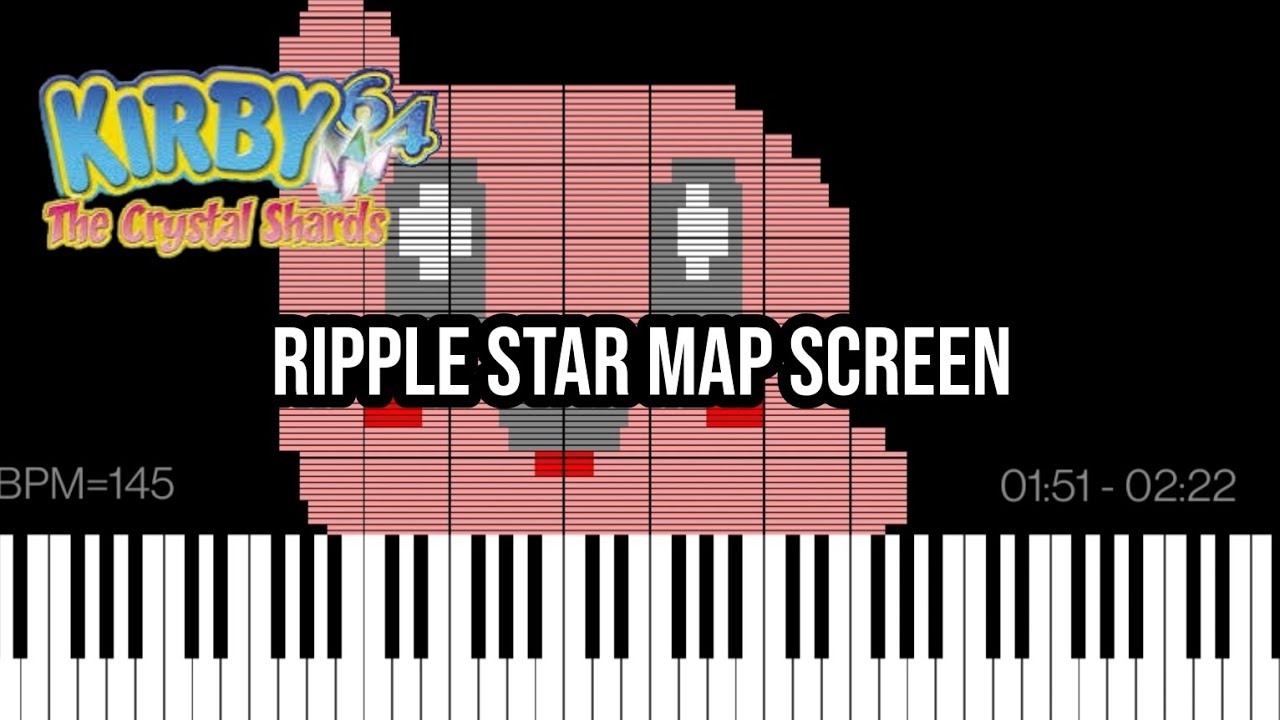 Dark MIDI - Ripple Star Map Screen (Kirby 64: The Crystal Shards) - YouTube