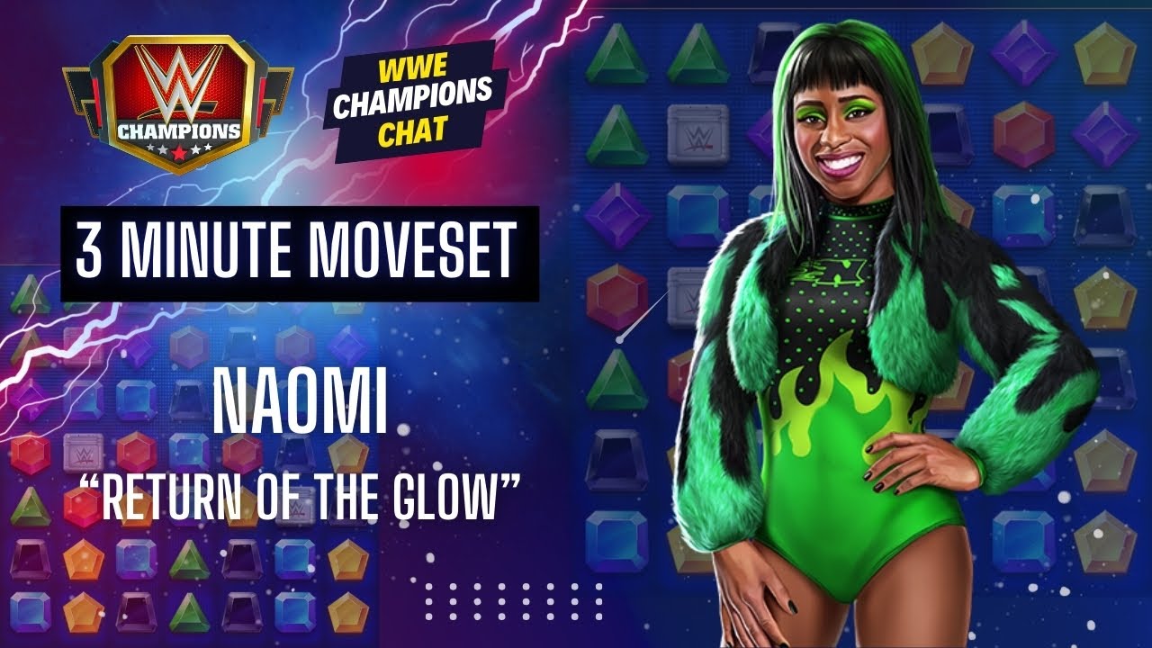 The BIG 600 | Naomi "Return of the Glow" | 3 Minute Movesets | WWE ...