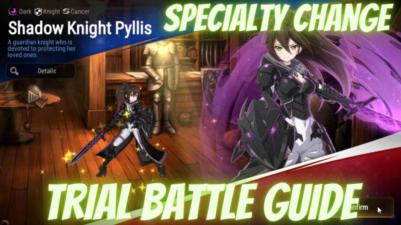 Epic Seven - Shadow Knight Pyllis | Specialty Change Trial Battle Boss ...