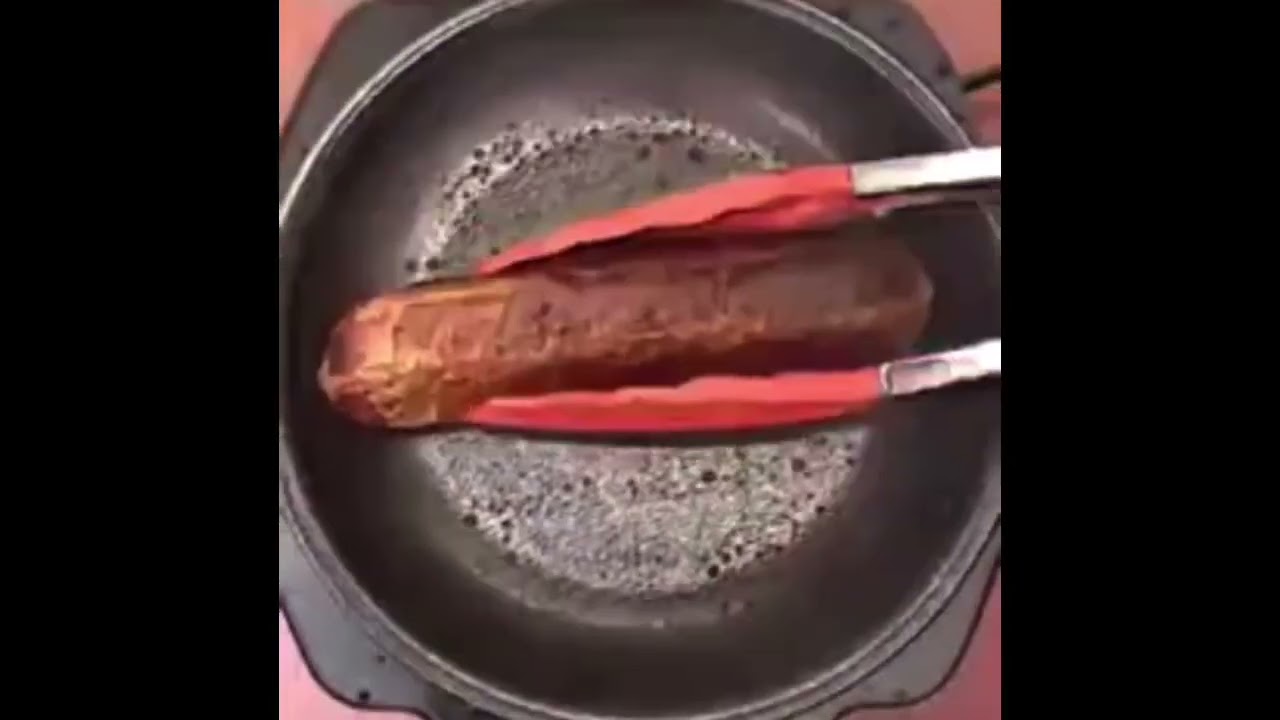 hot dog-ception: infinite hotdogs made with mortar and pestle - YouTube