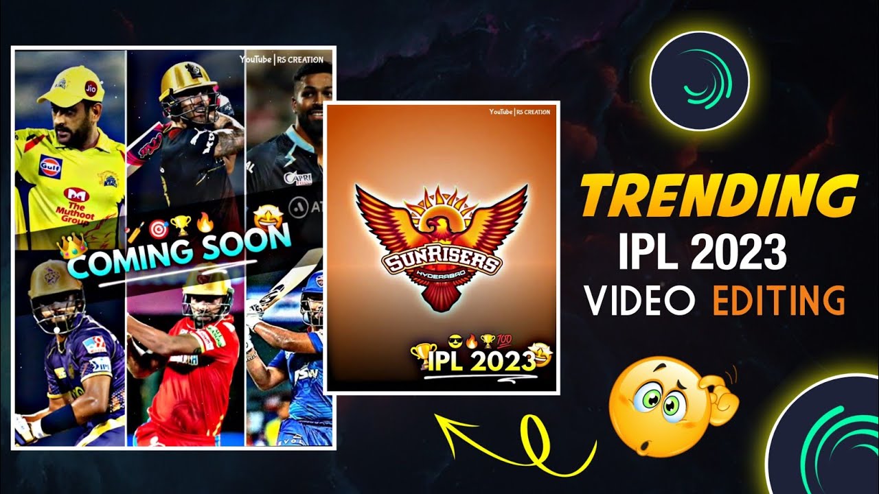 🏆 IPL 2023 🏏 Special Coming Soon Video Editing Alight Motion 🤩 IPL ...