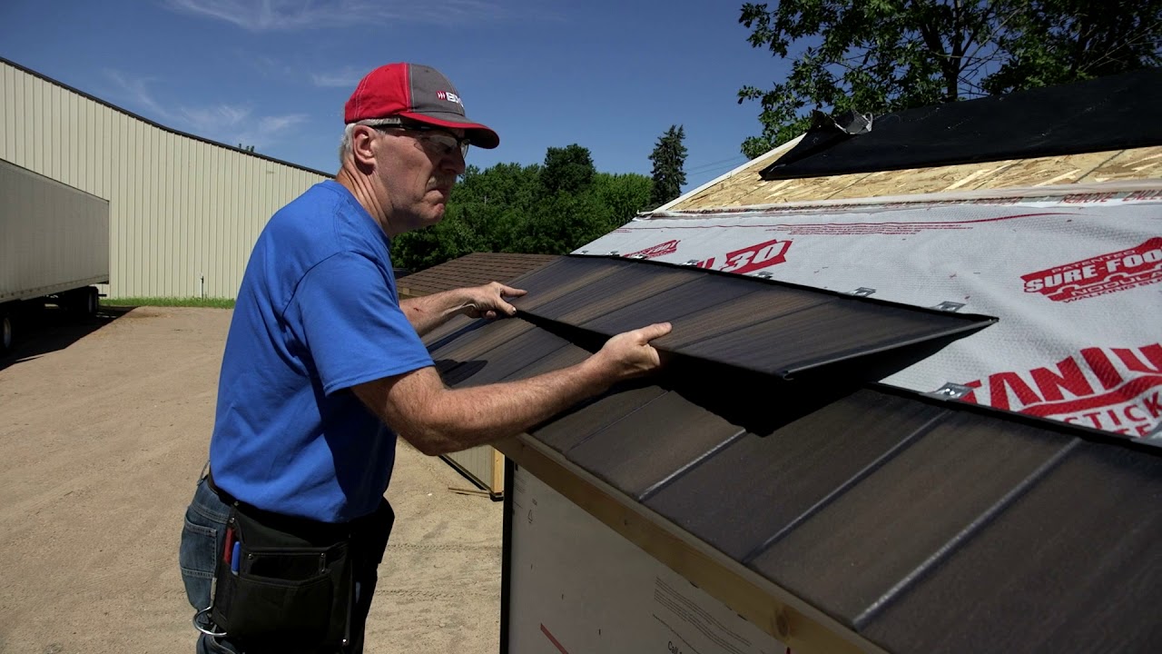 Roofing Installation: Panel Installation - YouTube
