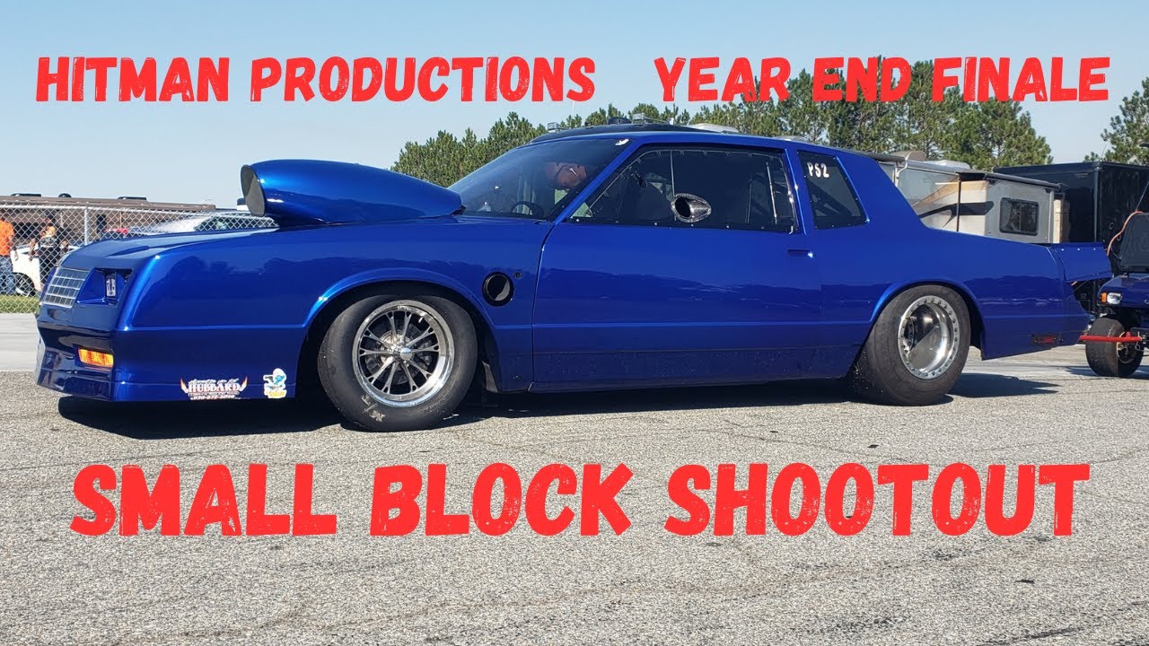 Papa Smurf, 4 car small block shoot out, Mike Hill's Year End Finale ...