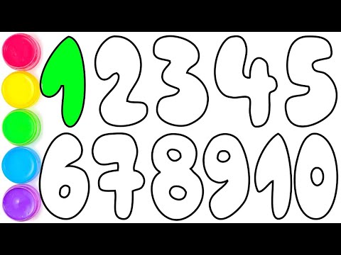1234567890, Easy Numbers Drawing 1 to 10 | Art for Kids Step by Step, ks art
