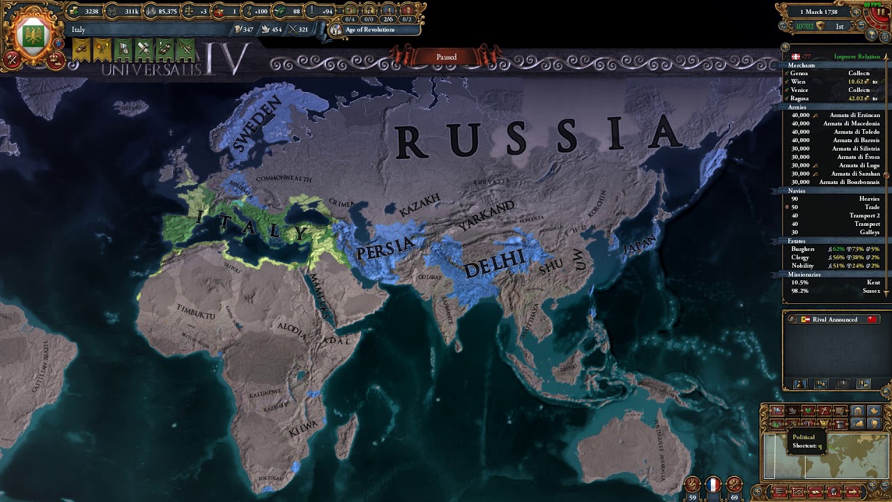 EU4: 1st Time Forming Roman Empire - YouTube