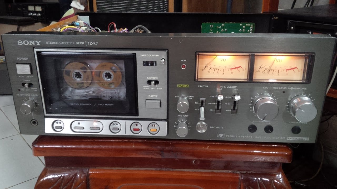 Sony TC K7 máy anh Vân - YouTube