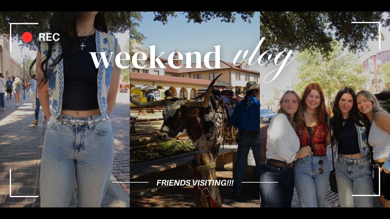 friends visit & hanging out!! // weekend vlog - YouTube
