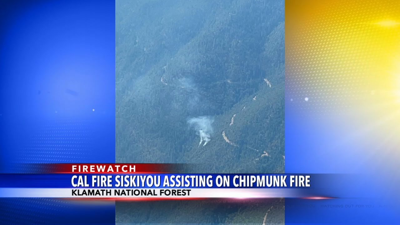 Cal Fire Siskiyou Unit assisting with Chipmunk Fire - YouTube
