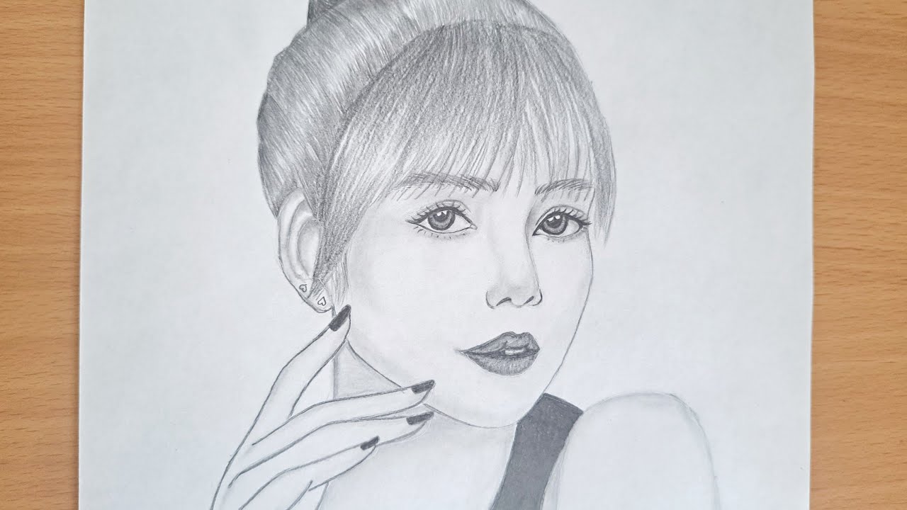 How to draw Lisa from blackpink// #lisa #blackpink #painting # ...