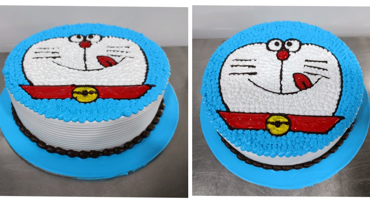 Doraemon Cake | Very Easy Doraemon Cake | How To Make Doraemon Cake ...