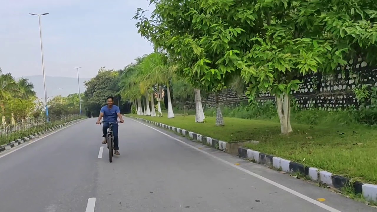 Bicycle Ride in IIT Guwahati - YouTube