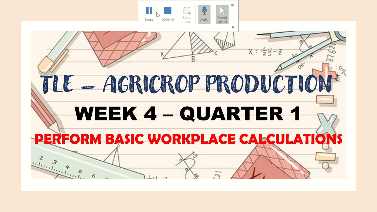 WEEK 4 (AgriCrop Production – Perform Basic Workplace Calculations) - YouTube