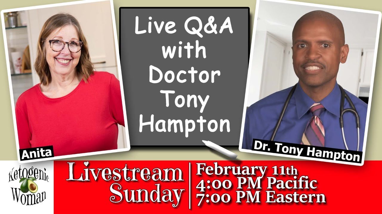 Live Q&A with Dr. Tony Hampton Sun Feb 11 7PM Eastern 4M Pacific! - YouTube