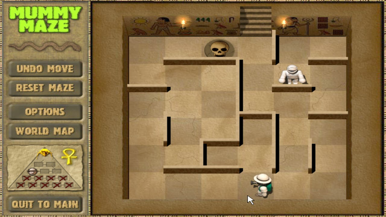 Let's Play: Mummy Maze Deluxe (Part 2) - The Golden Scarab - YouTube