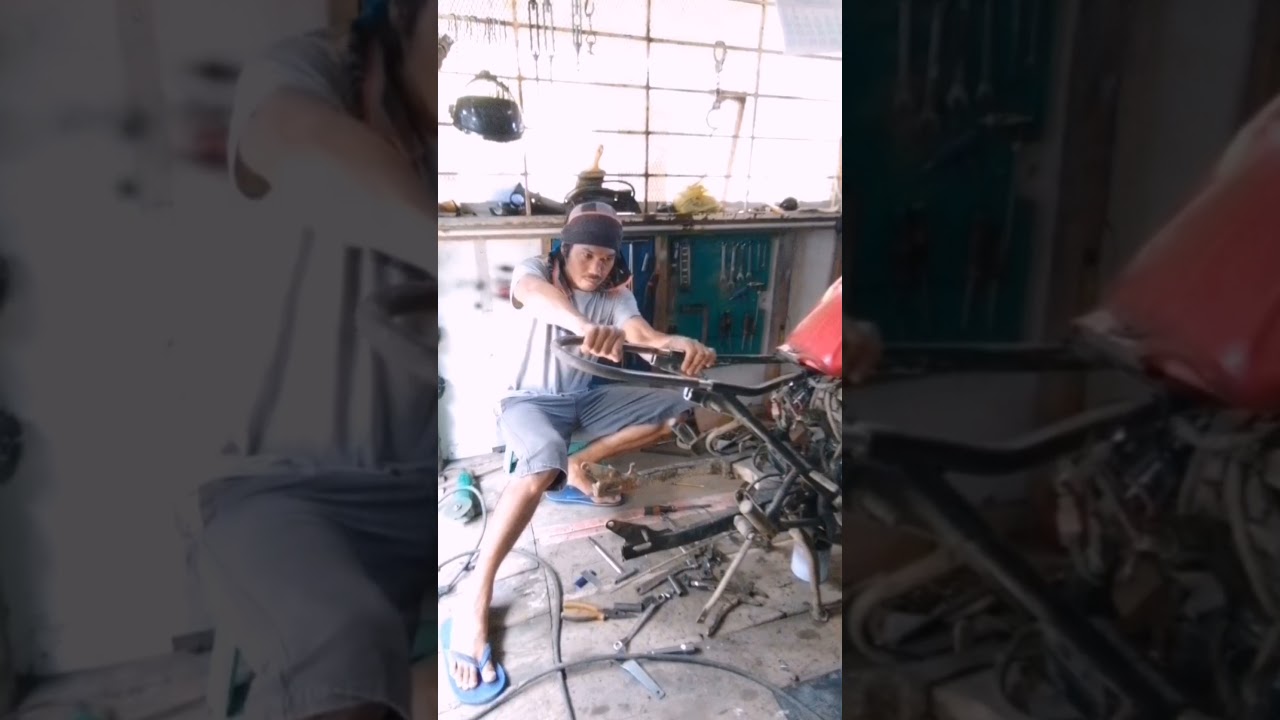 Tmx supremo 150 scrambler build / time-lapse / part 1 install ubend ...