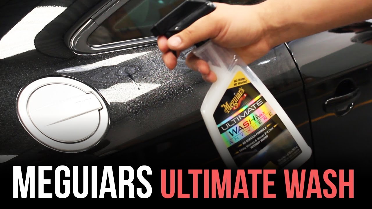 Meguiars Ultimate Wash & wax Anywhere - Lavagem a seco - YouTube