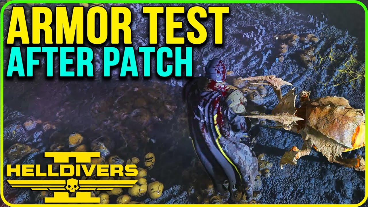 Armor Test After Update in Helldivers 2 - YouTube