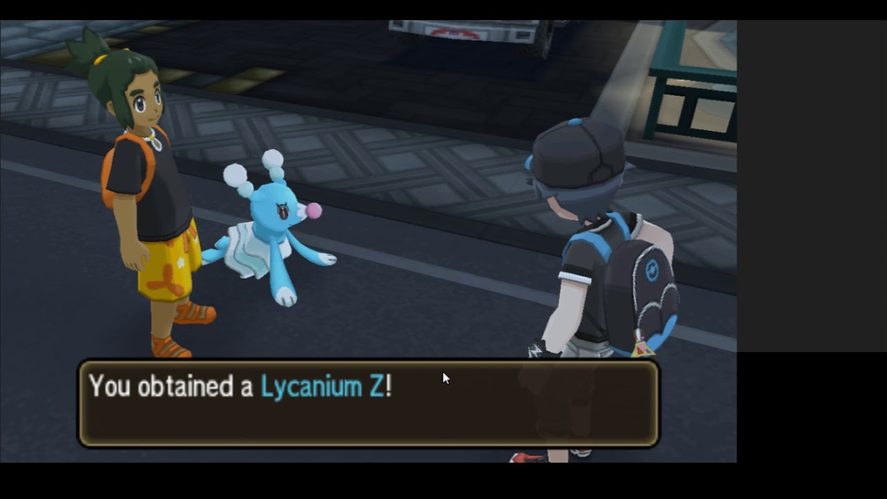 How to Get Lycanium Z in Pokemon Ultra Sun and Ultra Moon - YouTube