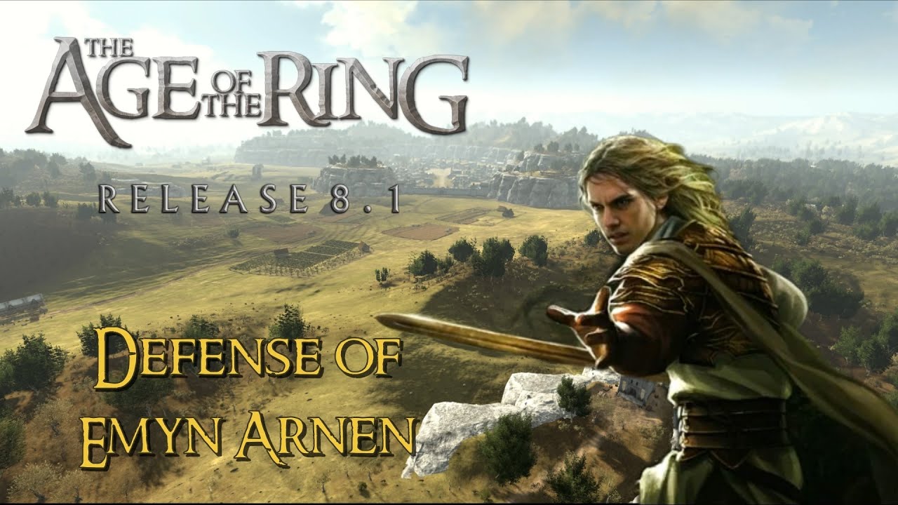 Age of the Ring Mod 8.1 - Defense of Emyn Arnen by Rivendell - Custom Map I BFME II RotWK - YouTube