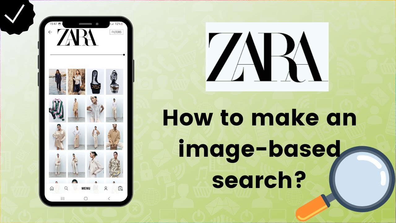 How to make an image-based search on Zara app? - Zara Tips - YouTube